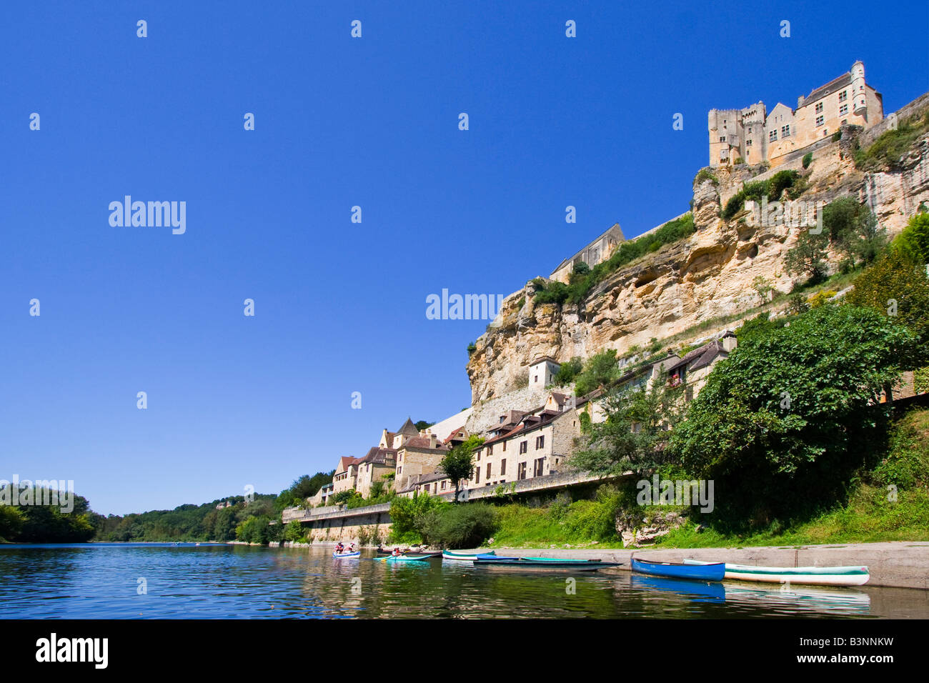 The Medieval Castle of Beynac in France Stock Photo - Alamy