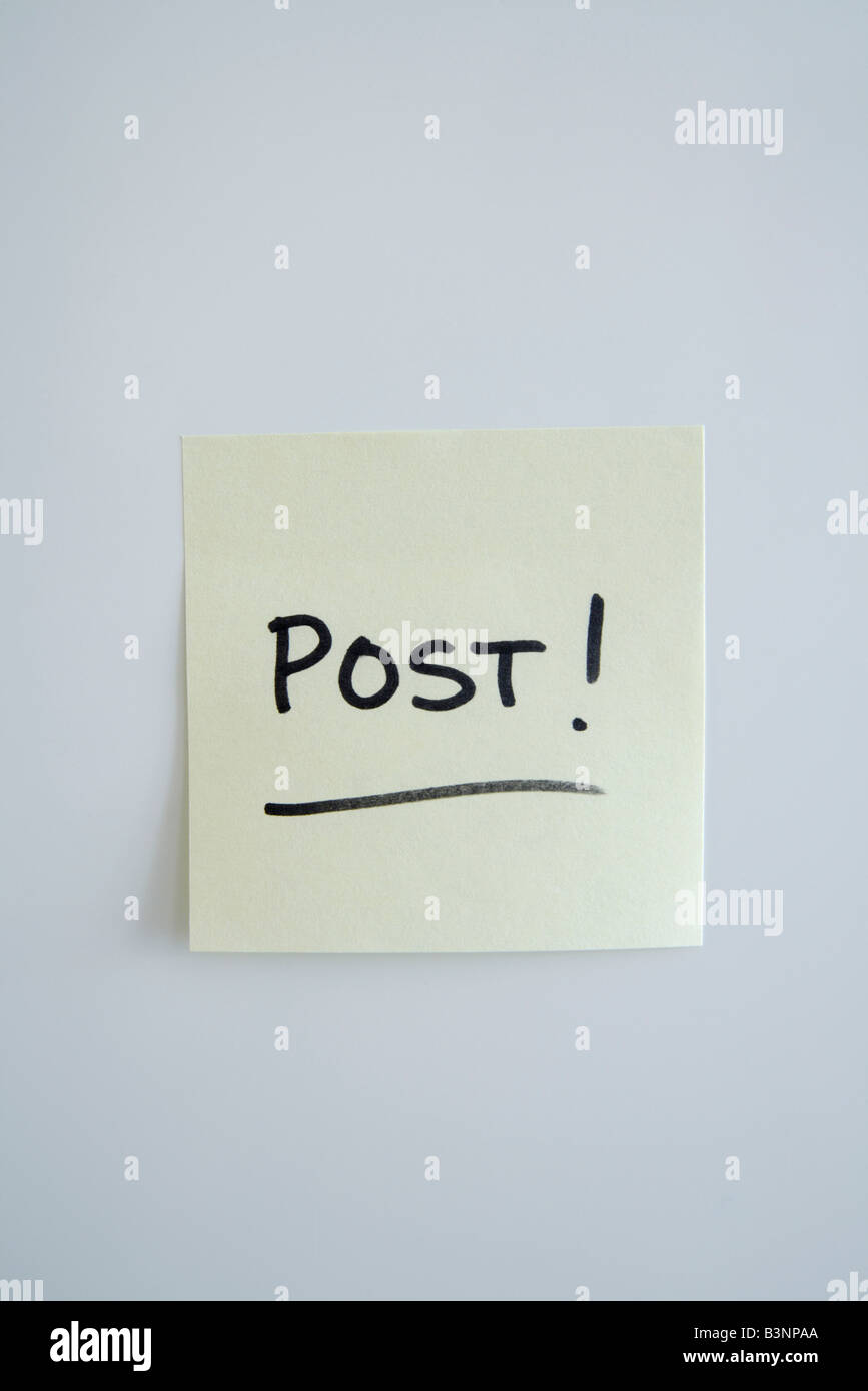 Memo adhesive hi-res stock photography and images - Alamy