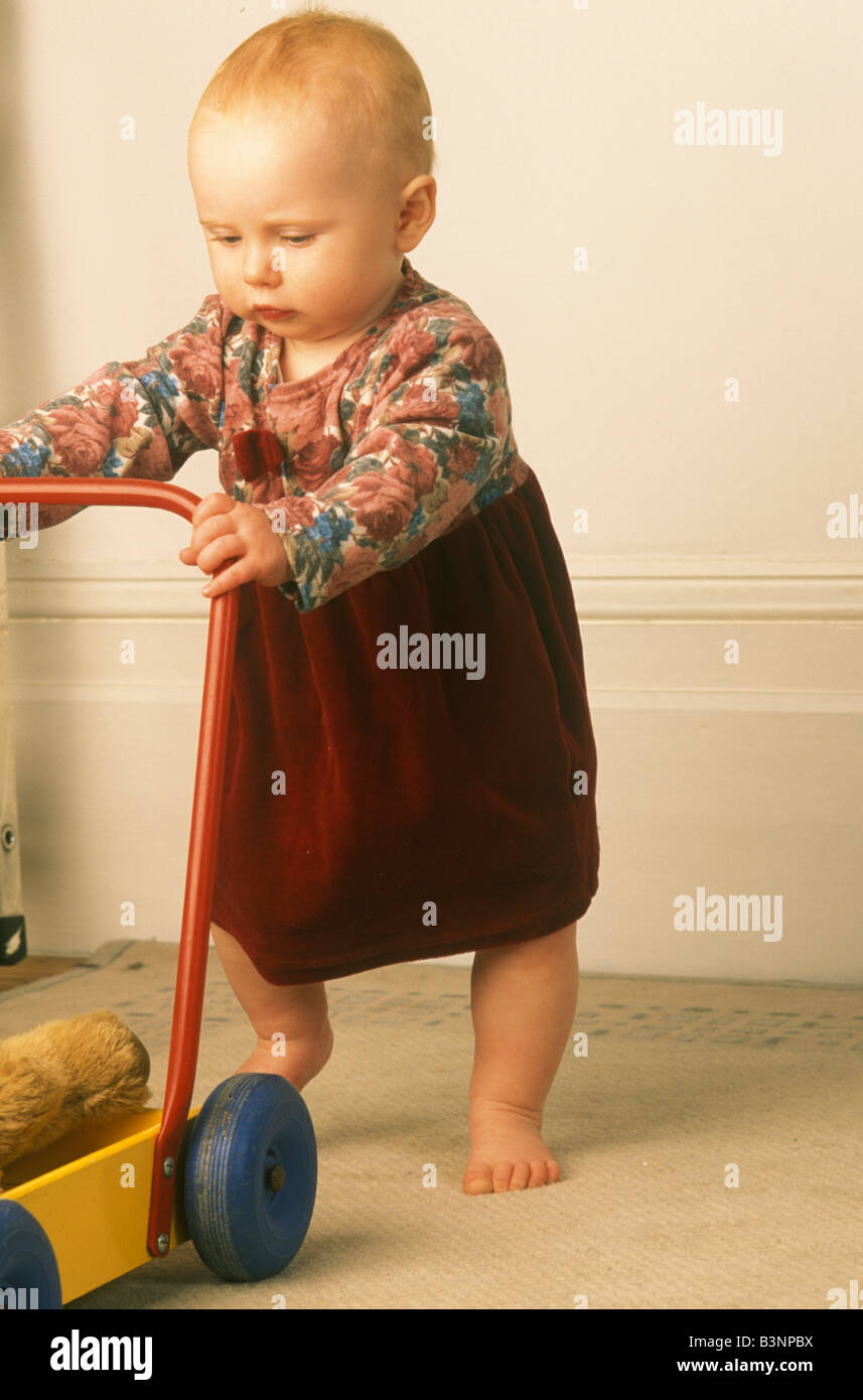 baby taking her first steps Stock Photo - Alamy