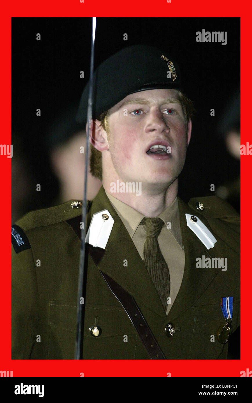 Prince Harry is Parade Commander of the 48 strong guard of honour at ...