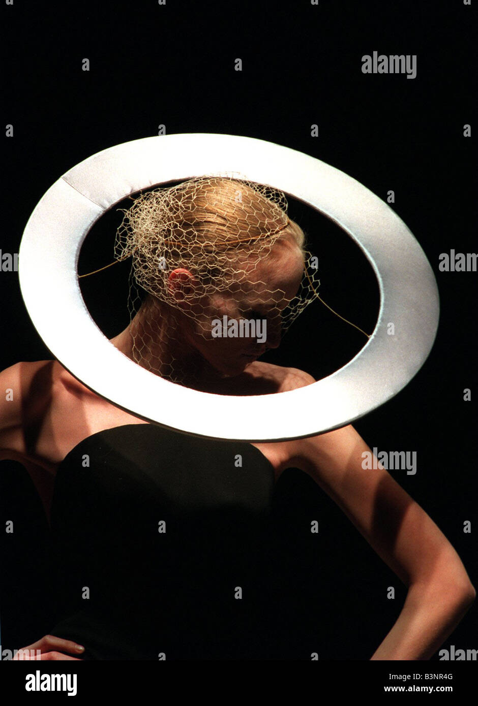 London Fashion Week February 1998 Designer Philip Treacy fashion show ...