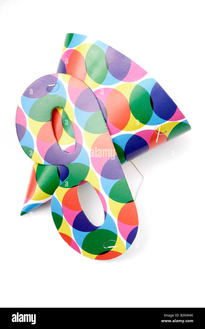 Colourful carnival masks, close up Stock Photo - Alamy