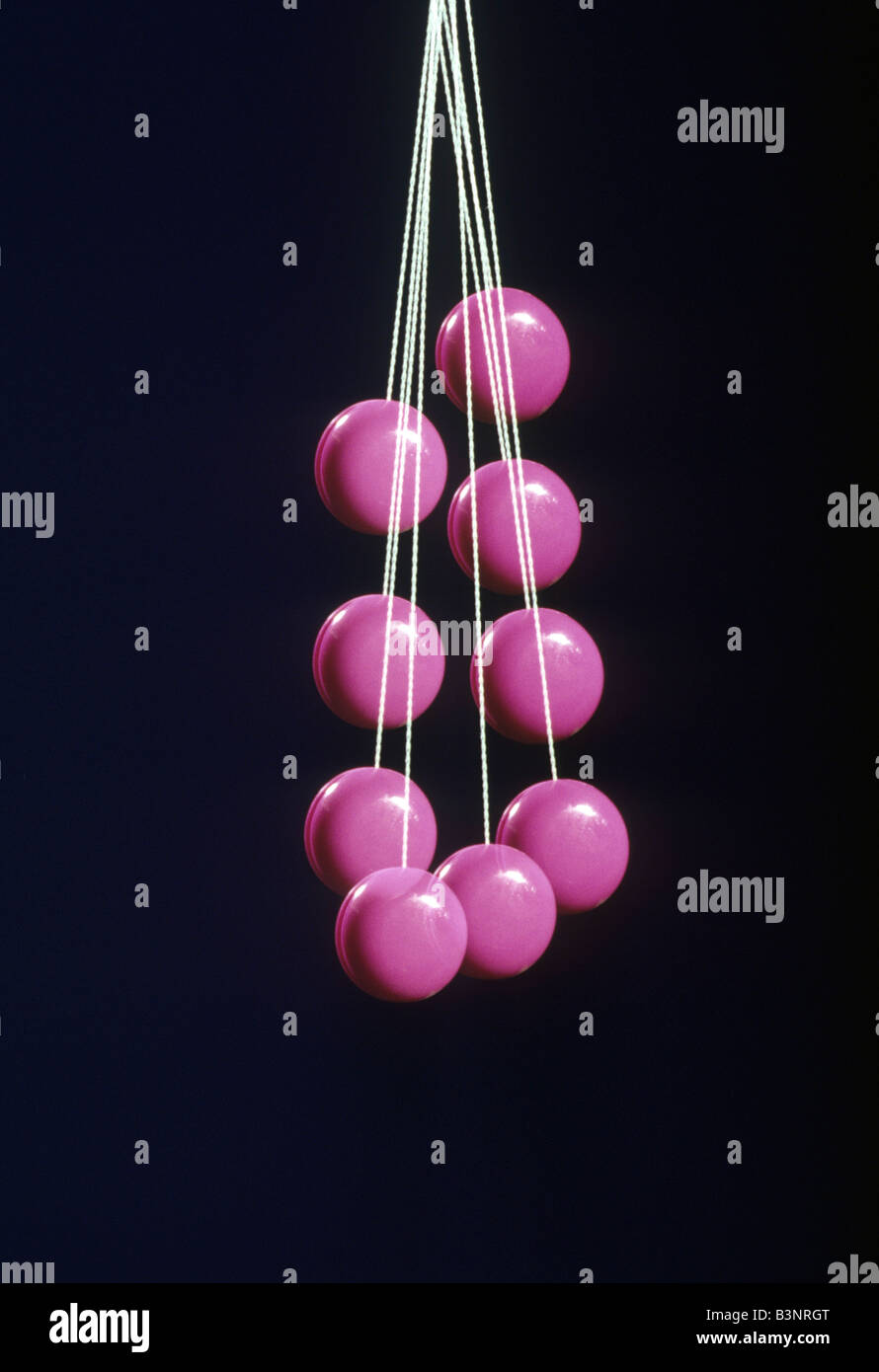 Multiple exposure view of a child's toy yo-yo in action on string Stock ...