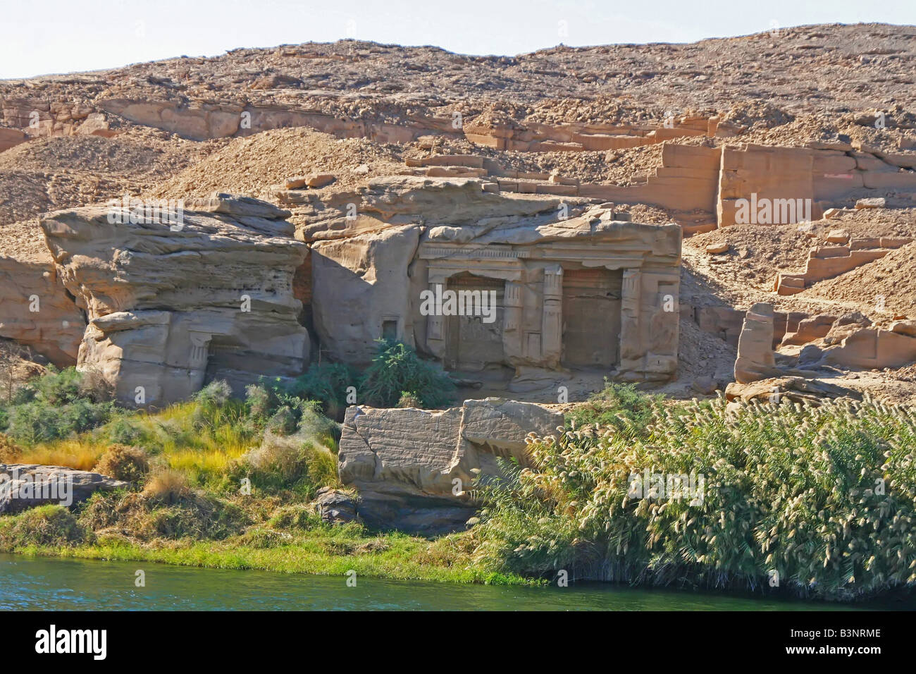 ruins at the nile Stock Photo - Alamy