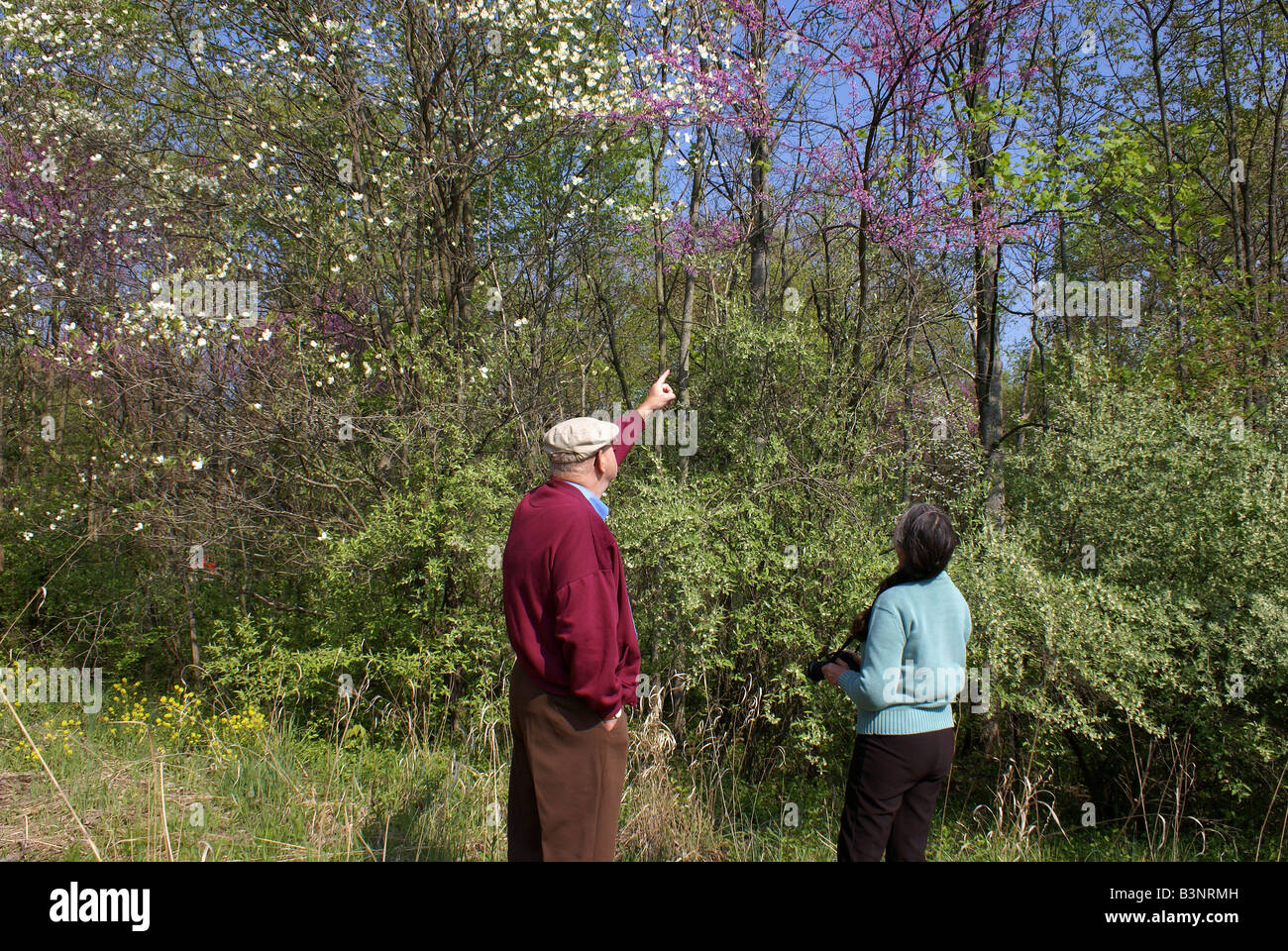 Woman early springtime outside hi-res stock photography and images - Alamy