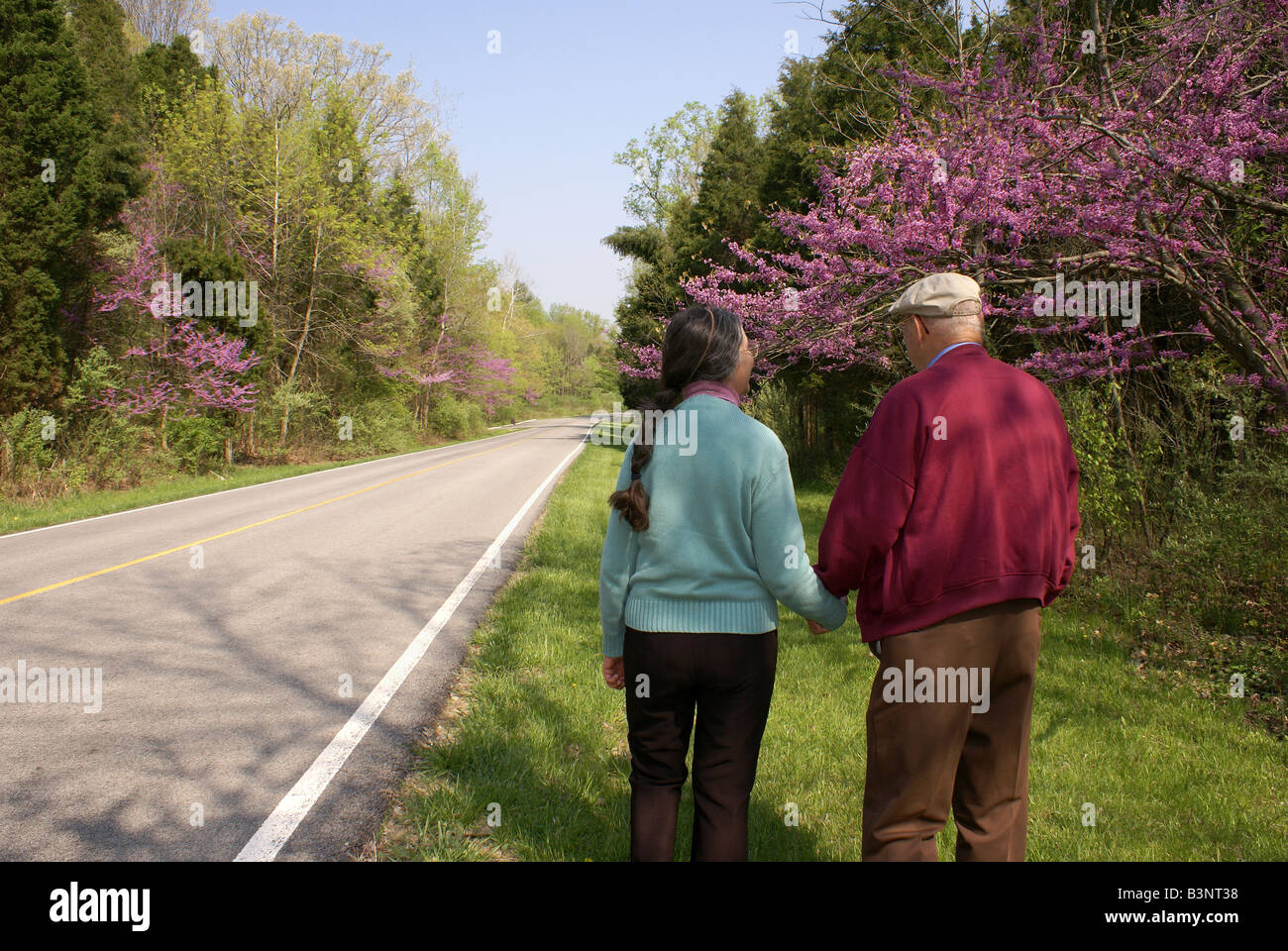 Together In Spring Stock Photo - Alamy