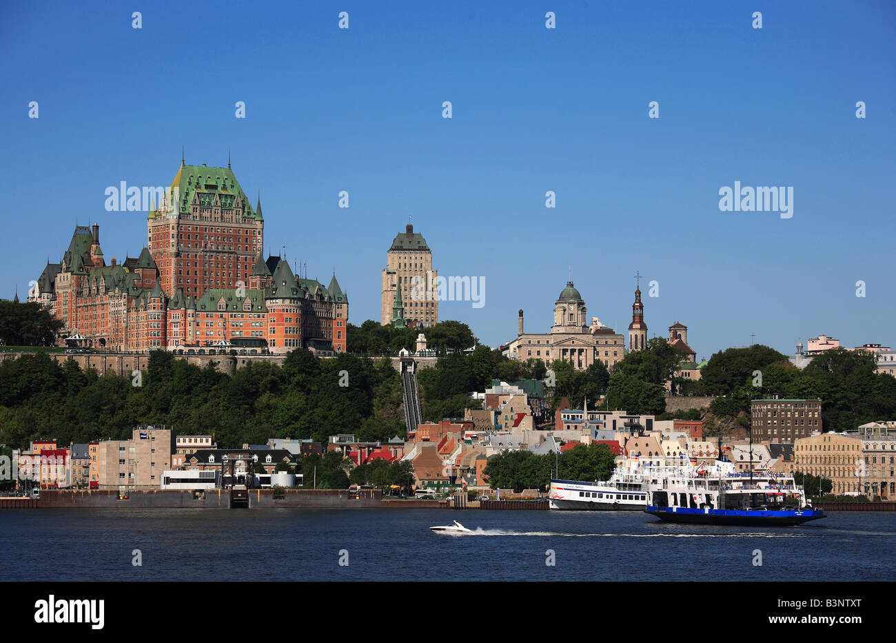 Canada Québec Quebec City skyline general view Stock Photo - Alamy