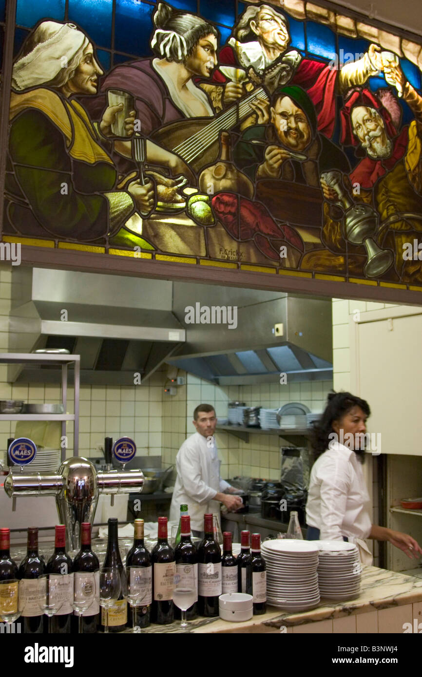 Popular family restaurant 'Le Pre Sale' selling traditional Belgian ...