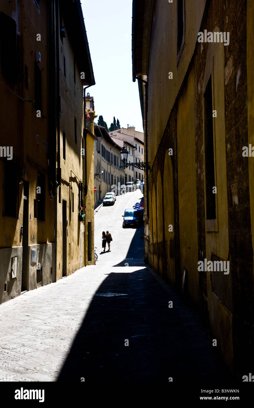 The back streets of Florence Stock Photo - Alamy