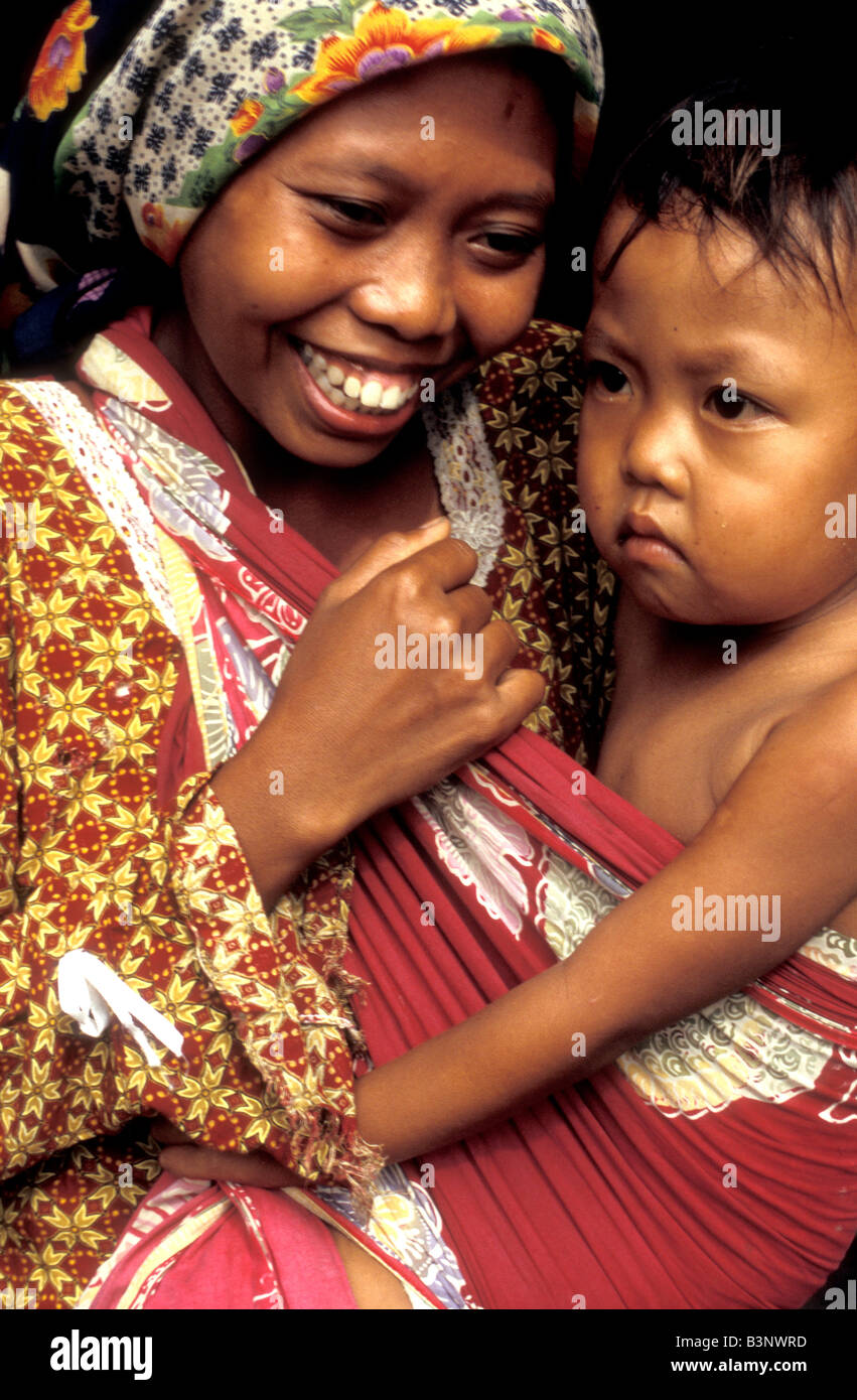 islamic mother near mount bromo java indonesia Stock Photo - Alamy
