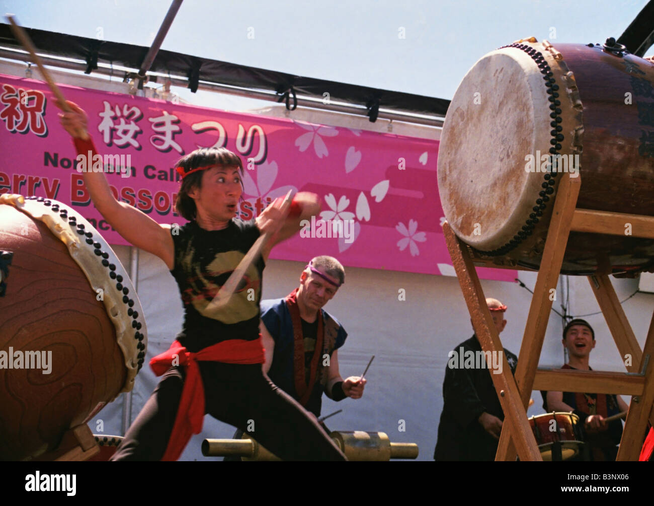 Pounding drums hi-res stock photography and images - Alamy