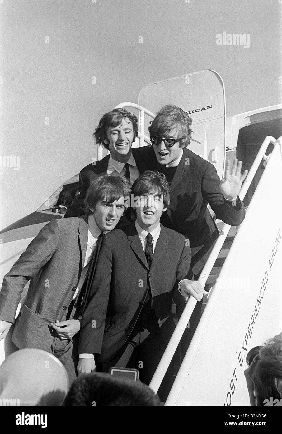 Pop Group The Beatles August 1964 John Lennon Paul McCartney Ringo ...