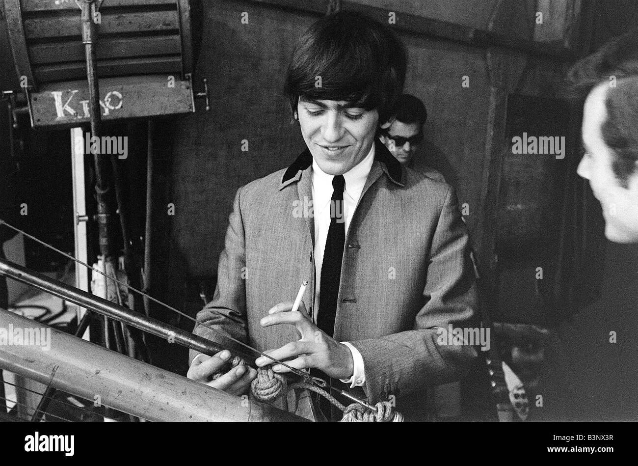 The Beatles July 1964 George Harrison in Liverpool for the Northern ...