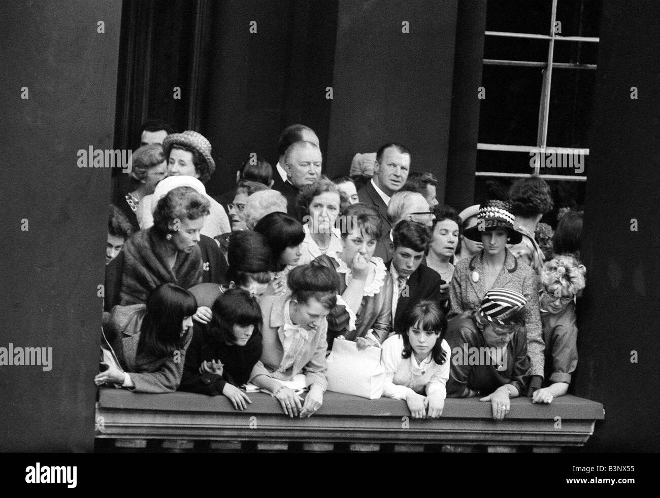 The Beatles July 1964 Crowds of fans outside the ABC theatre as the ...