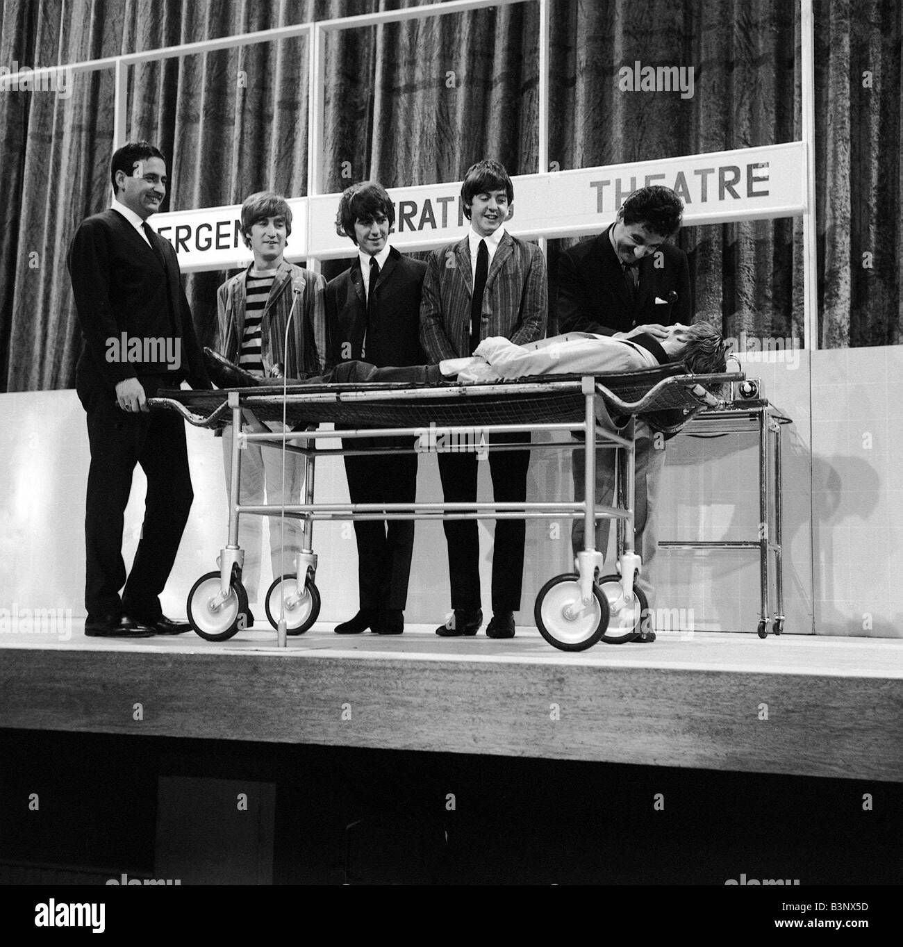 The Beatles July 1964 John Lennon Paul McCartney Ringo Starr George ...
