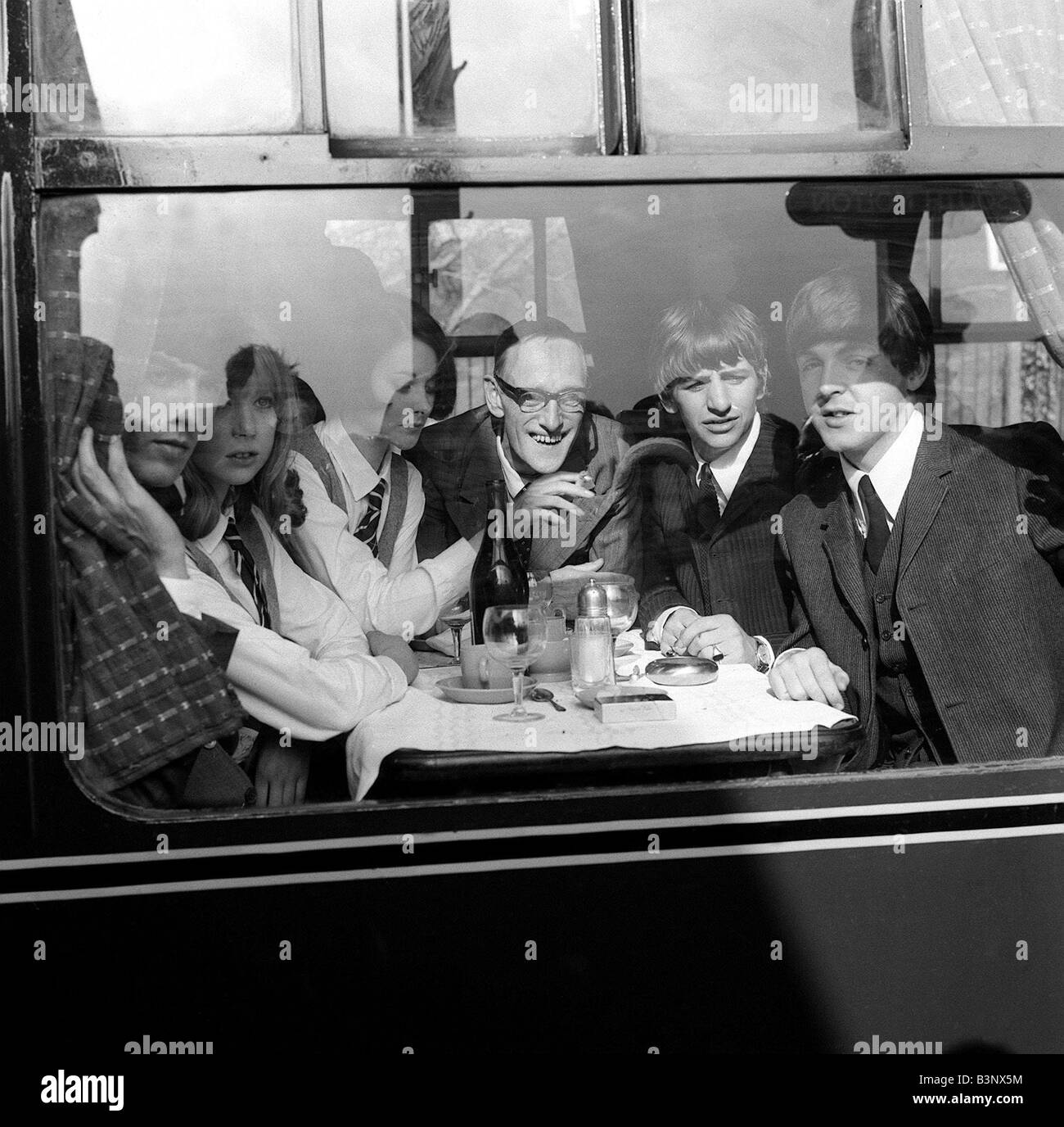 The Beatles March 1964 John Lennon Paul McCartney Ringo Starr George ...