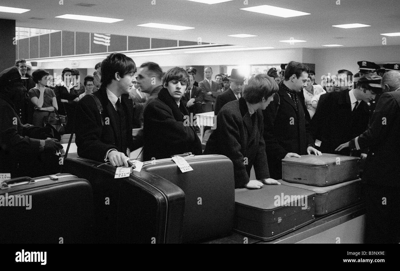 Pop Group The Beatles February 1964 John Lennon Paul McCartney Ringo ...