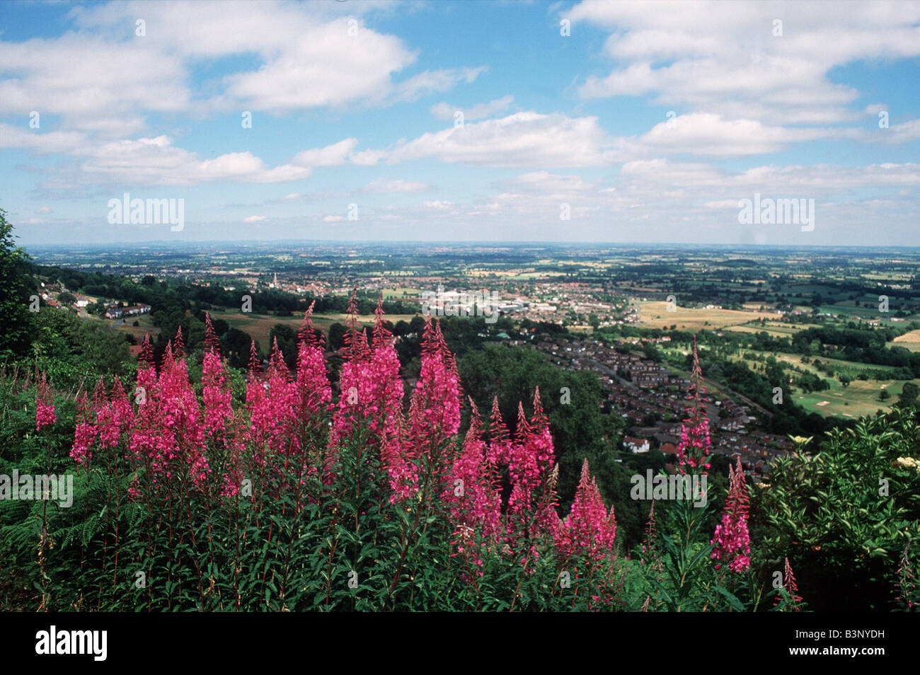 Pinnacle Hill in the Malverns Worcestershire Stock Photo - Alamy