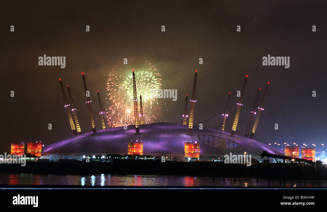 Millennium dome fireworks hi-res stock photography and images - Alamy