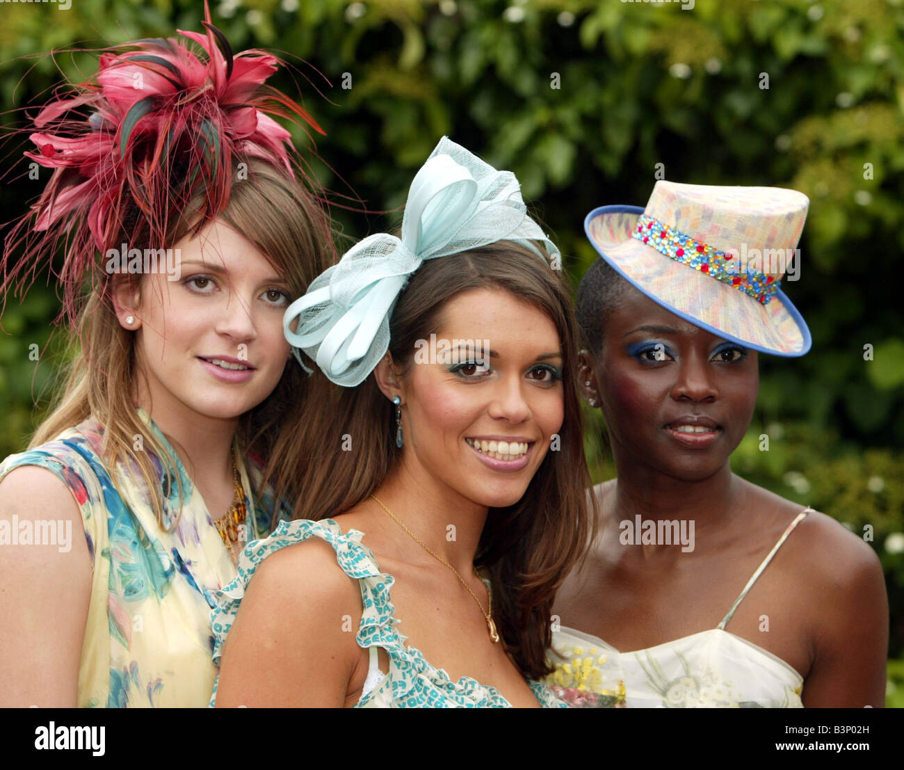 Royal Ascot 2004 Three young women Dinah Karen and Didi the 3am girls ...