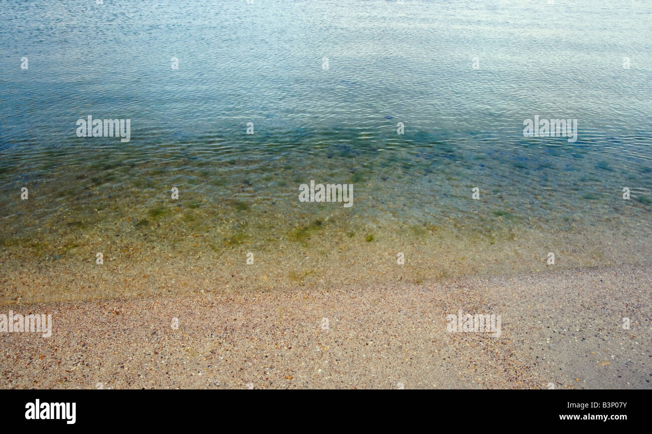 Green sea water surface with ripple Stock Photo - Alamy