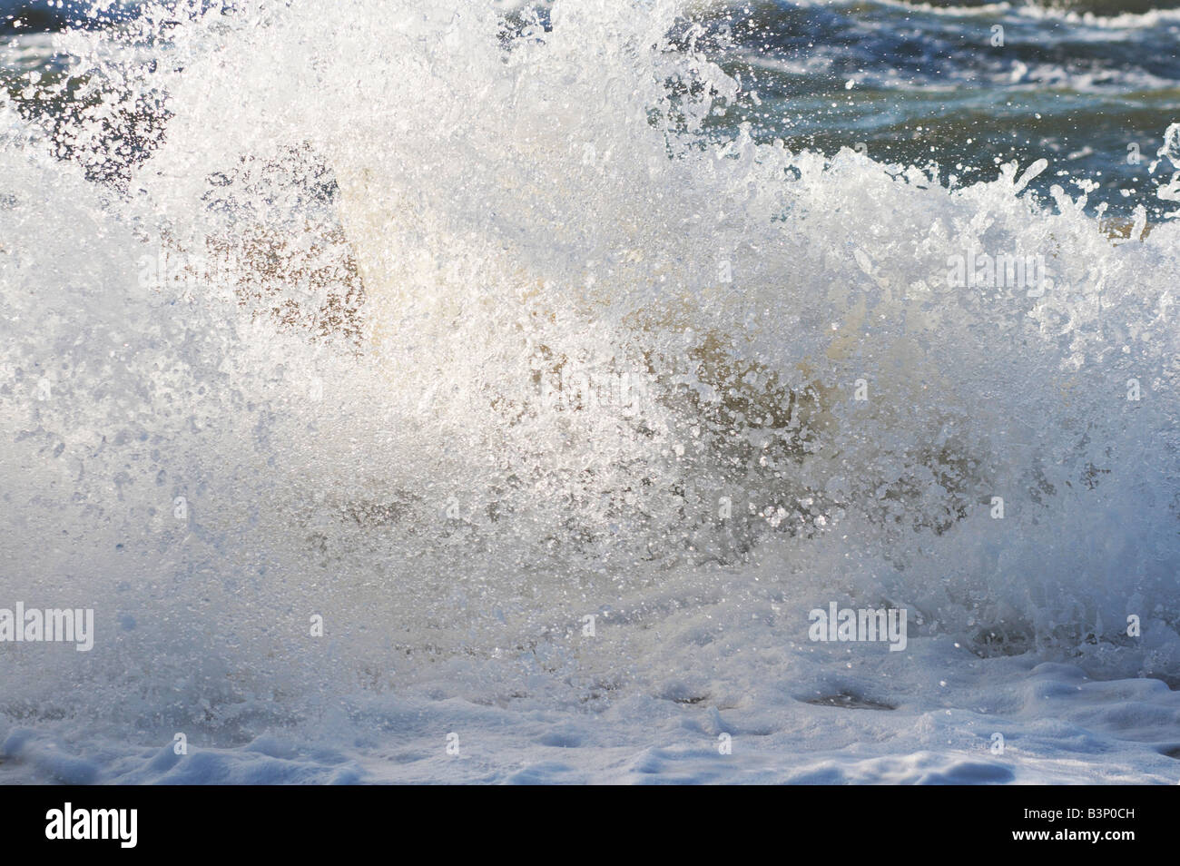 Sea surf great wave break on coastline Stock Photo - Alamy
