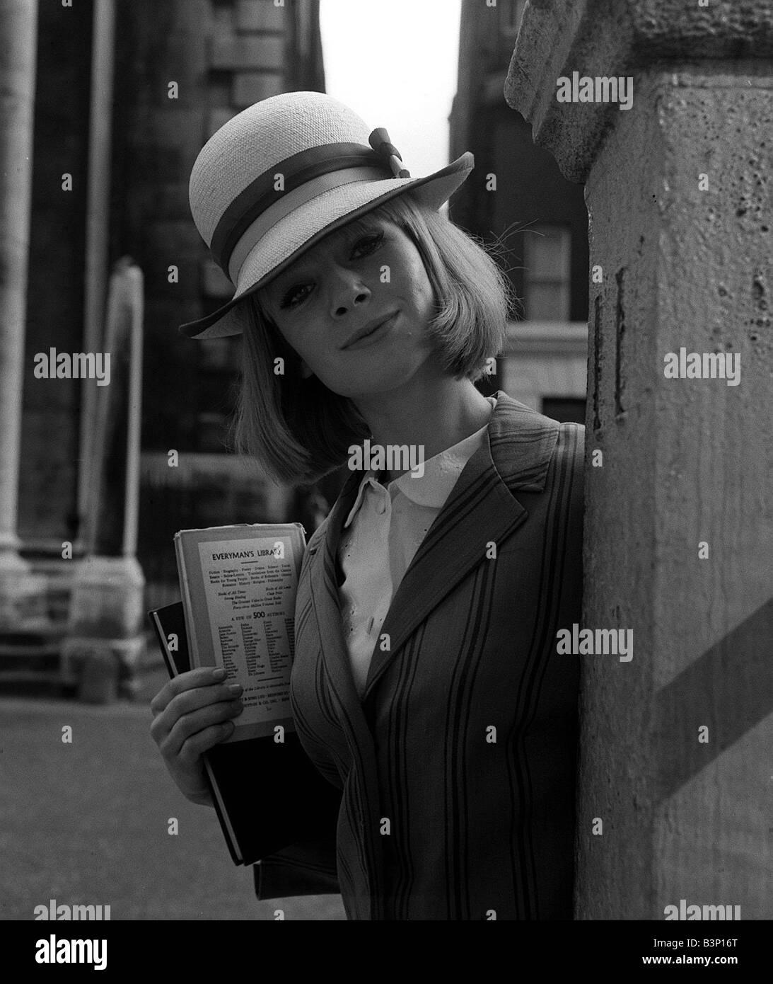 Edward Mann hat Fashion 1964 Janet Tillett wearing schoolgirl panama ...