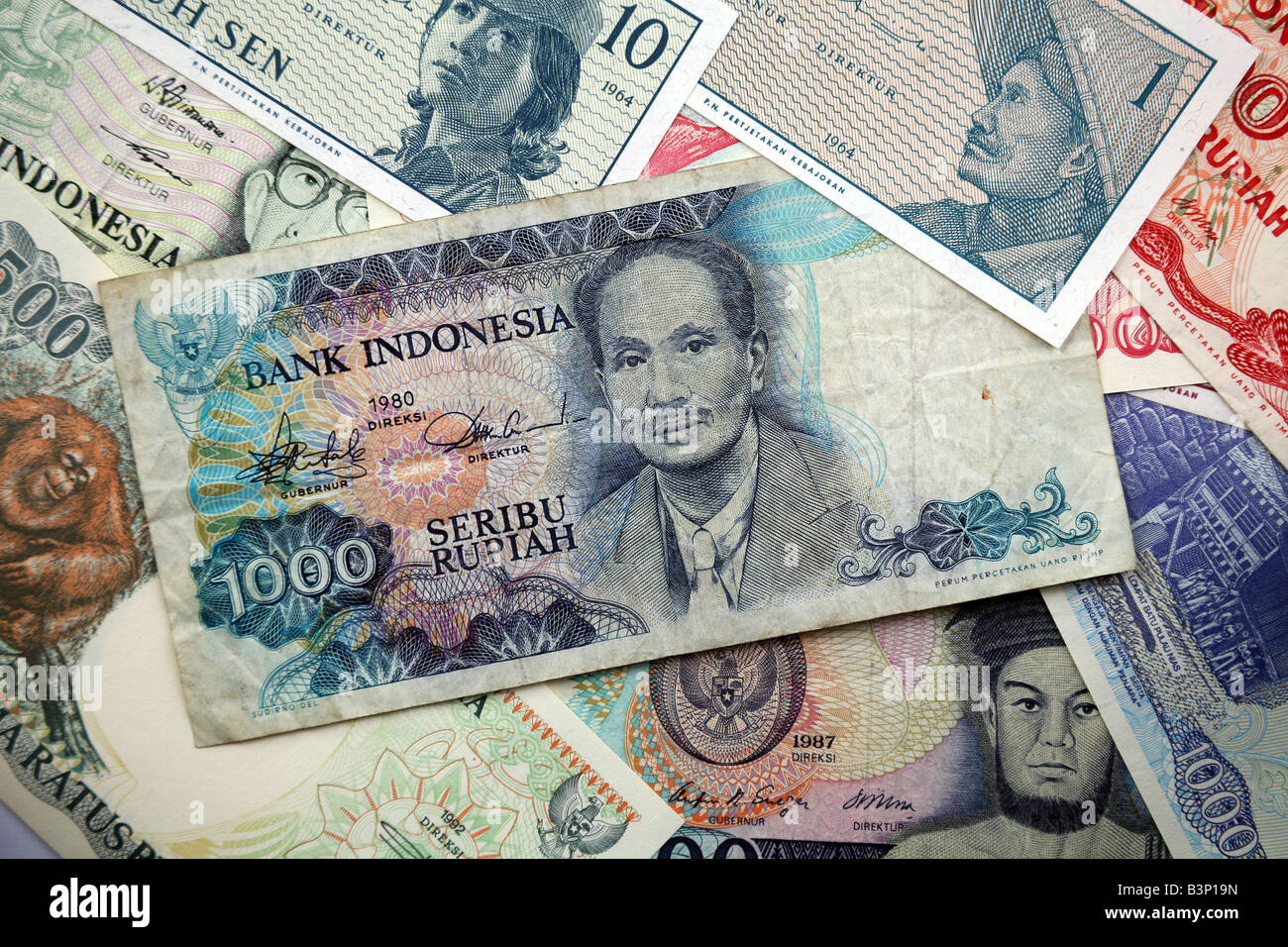 Rupiah Currency Bank notes from Indonesia Stock Photo - Alamy