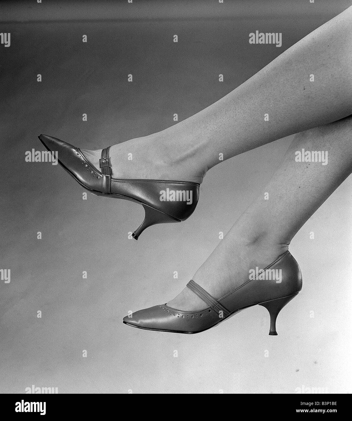 Fashion Shoes January 1962 Stock Photo - Alamy