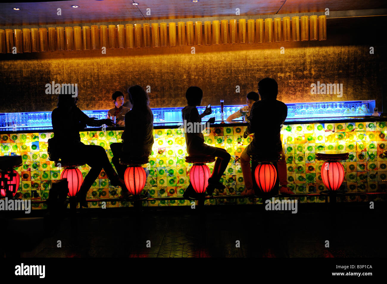 A bar in Xintiandi, Shanghai, China. 06-Sep-2008 Stock Photo - Alamy