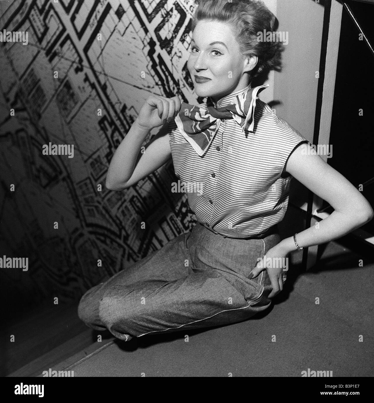 Fashion Cotton Coronation styles Cicely Romanis model wearing a ...