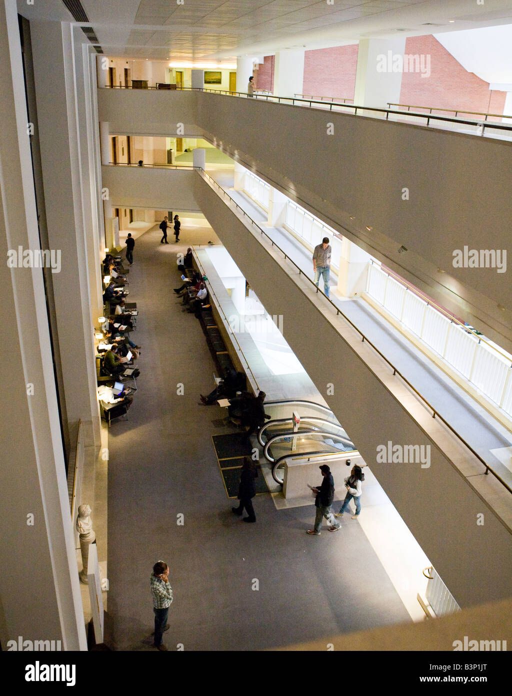 Interior Of The British Library London UK Europe Stock Photo - Alamy