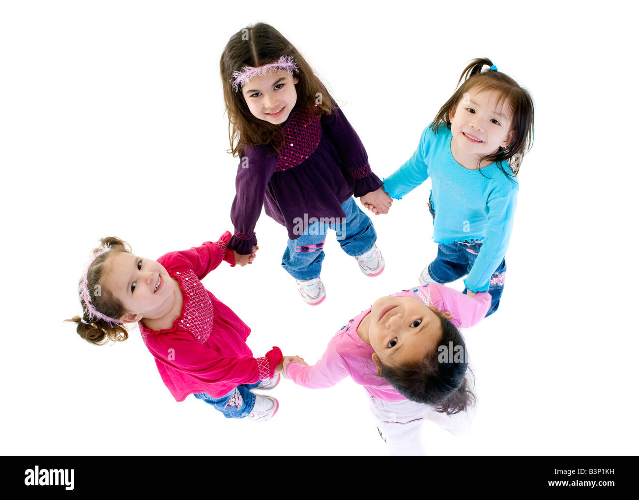 Growing up and being kids Fun exploration discovery youth Stock Photo ...