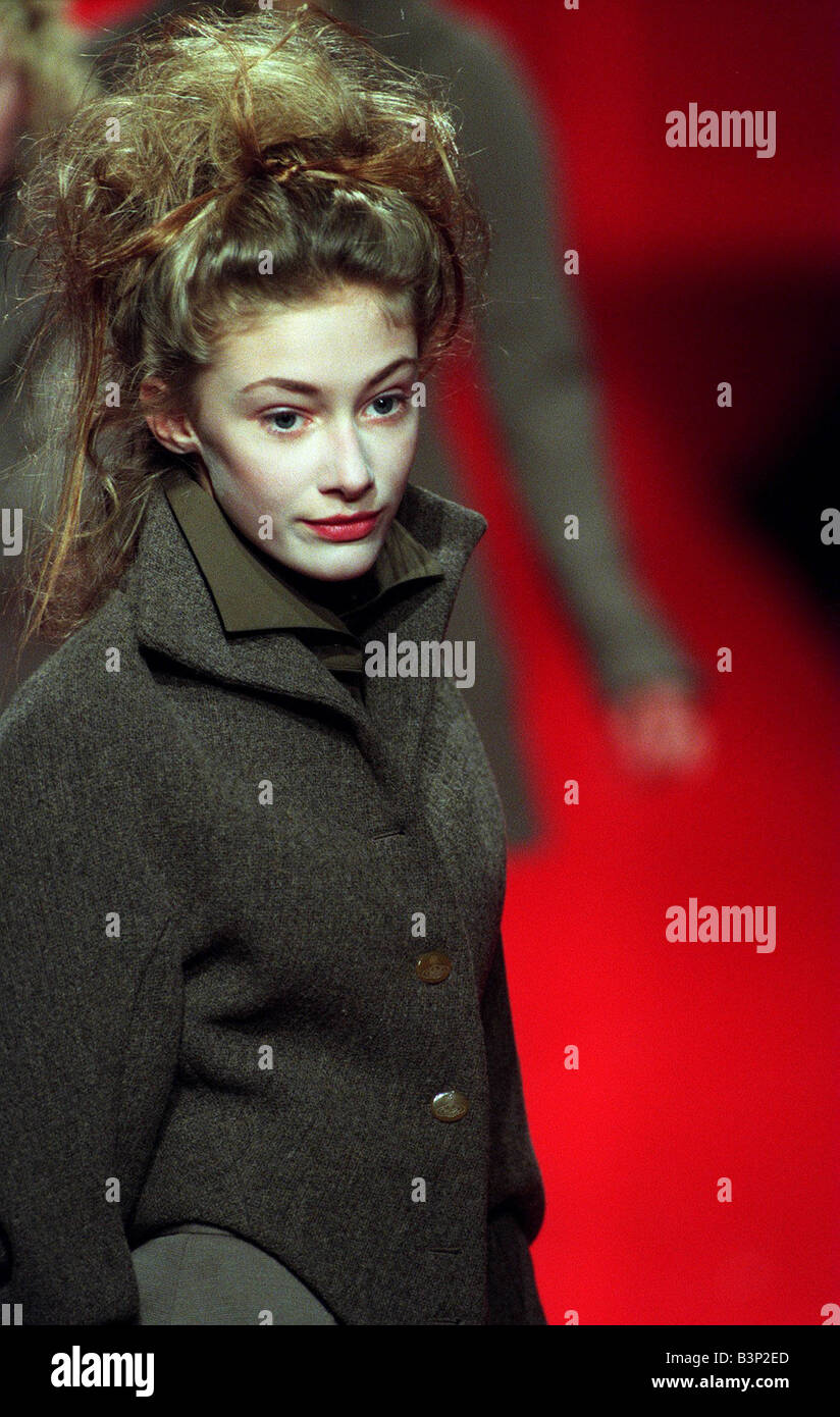 Charlotte a 13 year child model shows off the new Vivienne Westwood ...