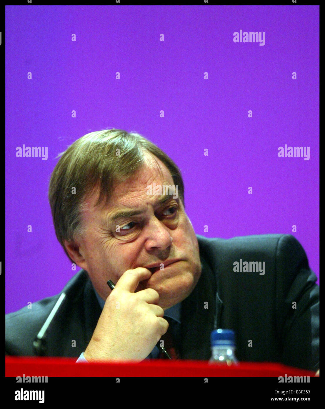 John Prescott MP Deputy Prime Minister at the Labour Party Conference ...