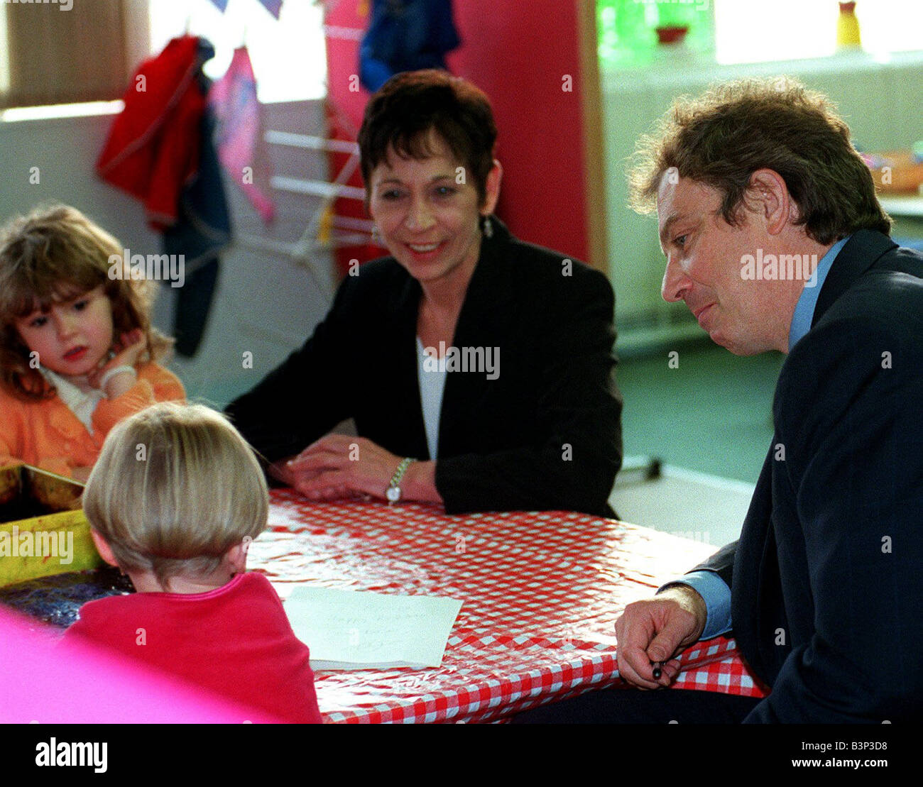 Tony Blair Prime Minister visit November 1998 John Wheatley College ...