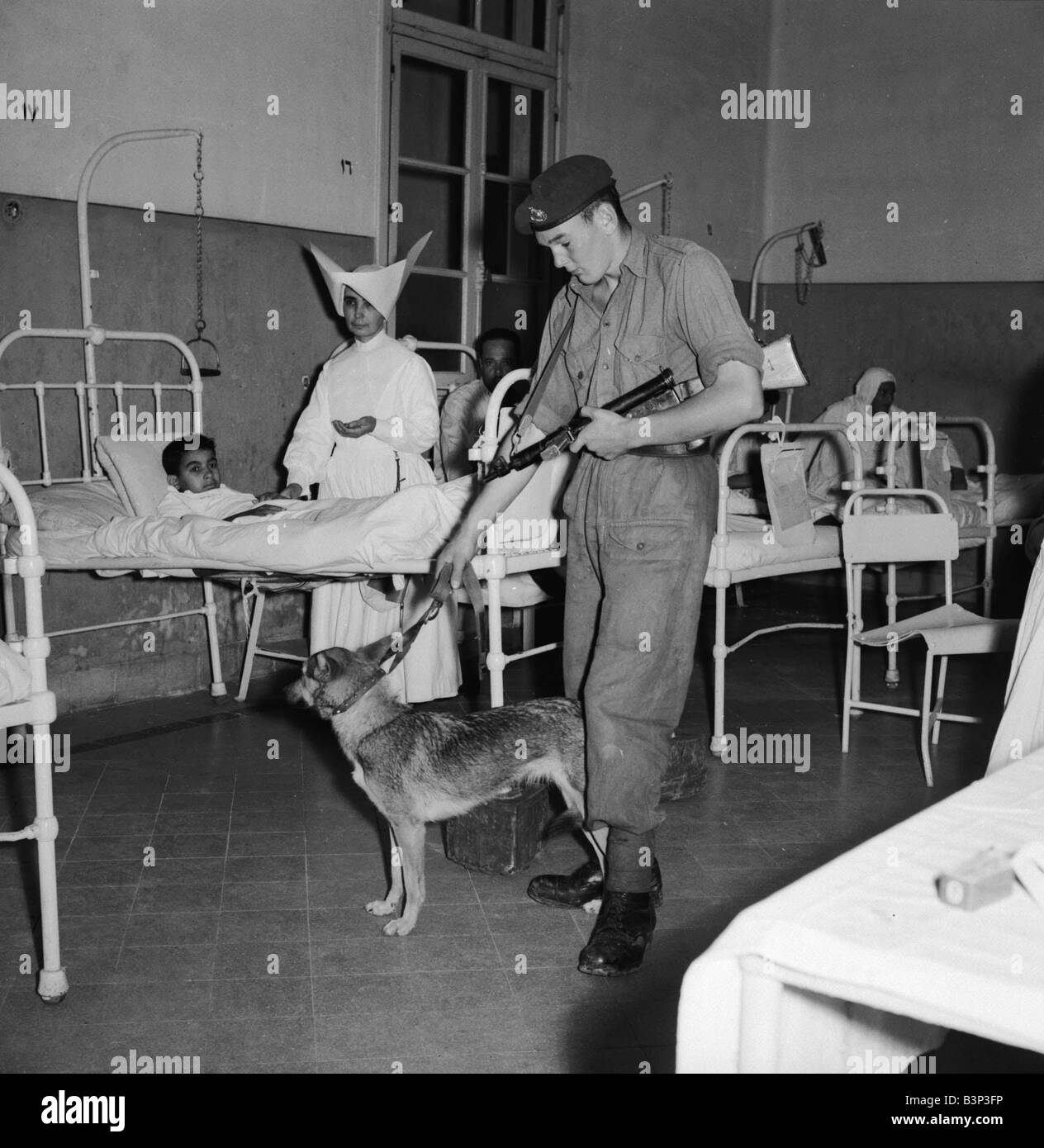 Suez Crisis 1956 Royal Marine Andrew Hall accompanies Sister Mary ...