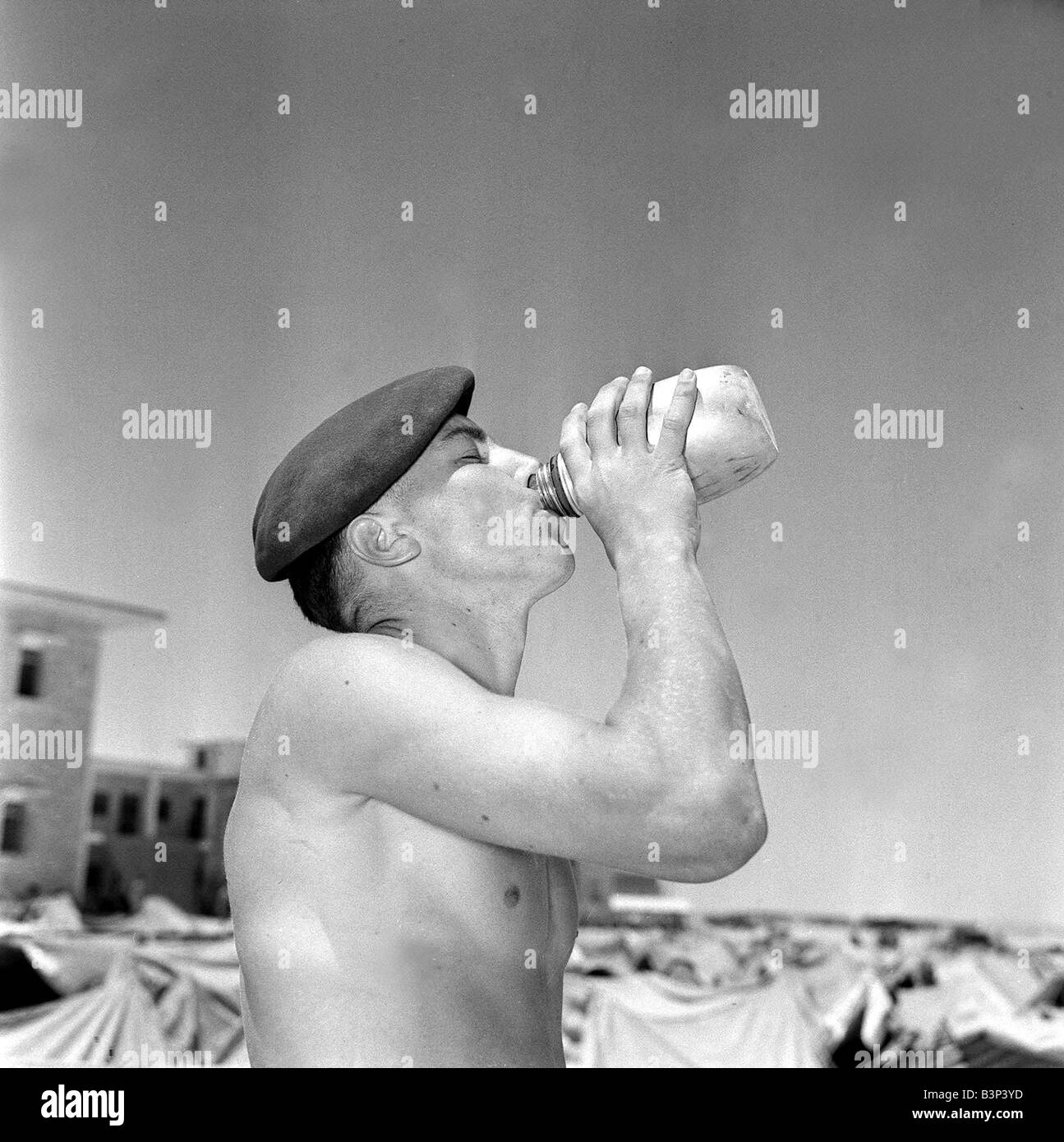 British Troops Army Soldiers July 1958 in Amman Jordan Paratroops who ...