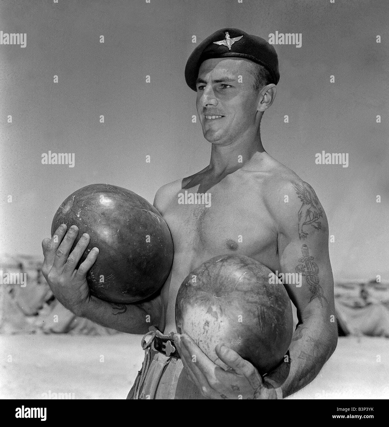 British Troops Army Soldiers July 1958 in Amman Jordan Paratroops who ...