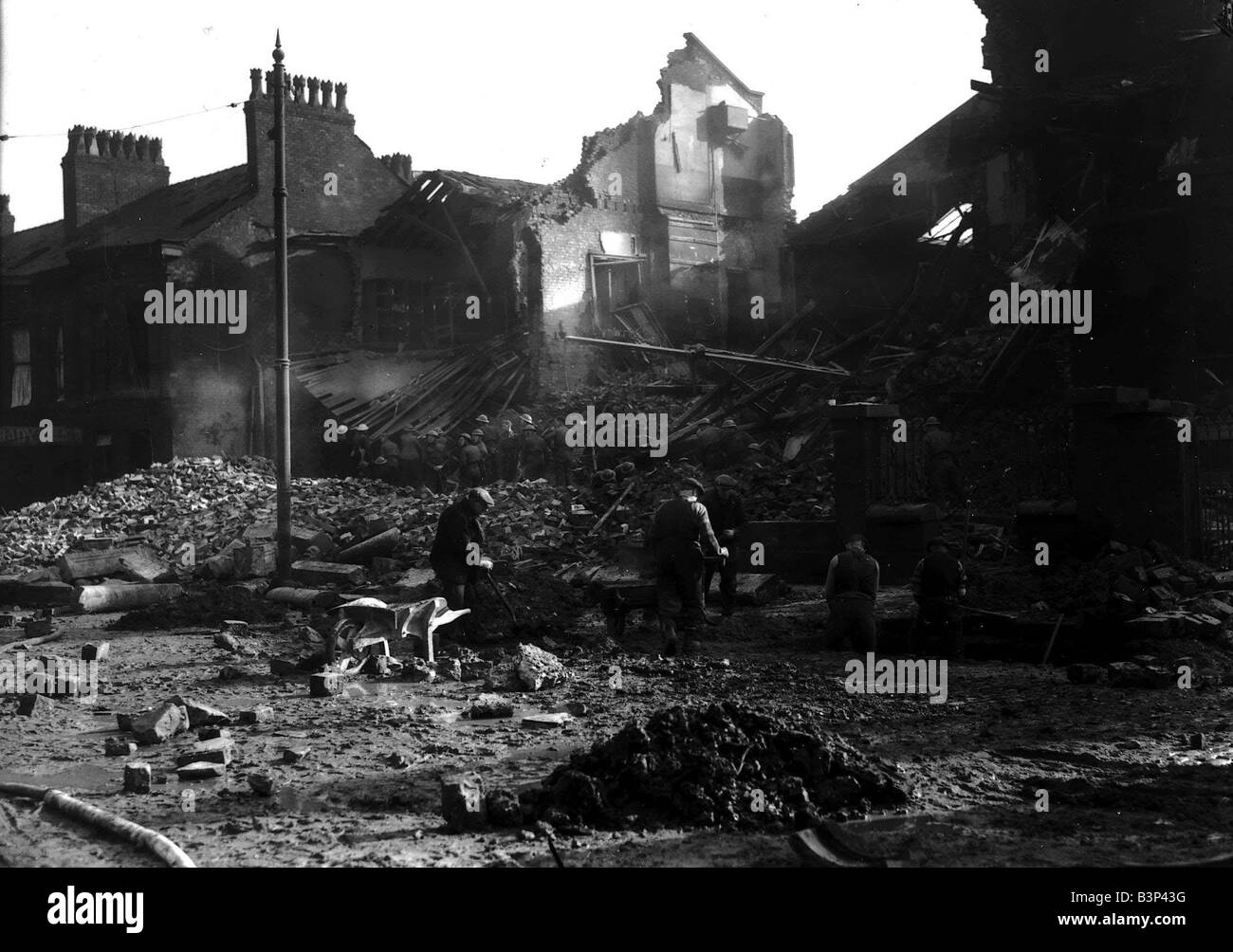 Ww2 merseyside air raid bomb Black and White Stock Photos & Images - Alamy