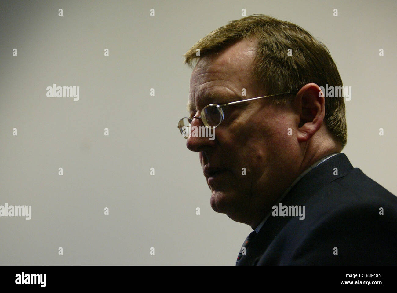 UUP Leader David Trimble February 2003 Stock Photo - Alamy