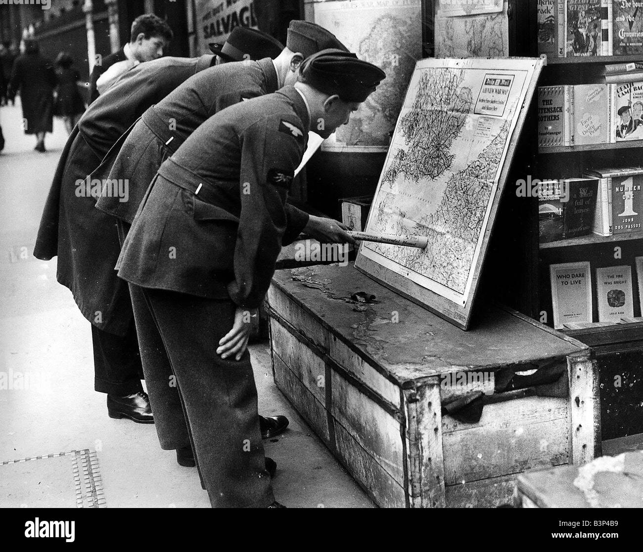 Map of london 1944 hi-res stock photography and images - Alamy