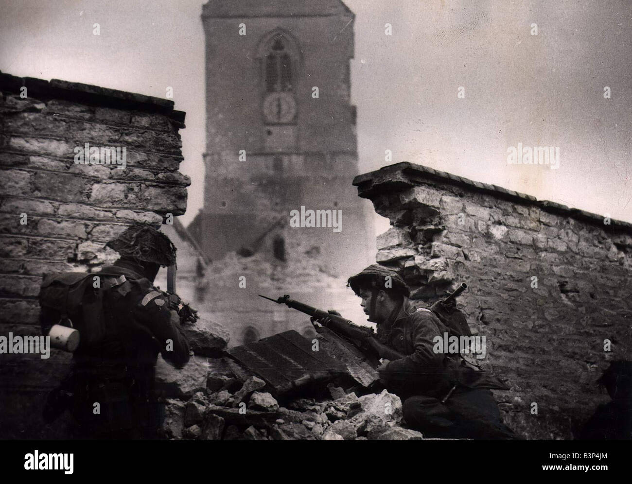 World War II Invasion of France Soldiers from the British army seen ...