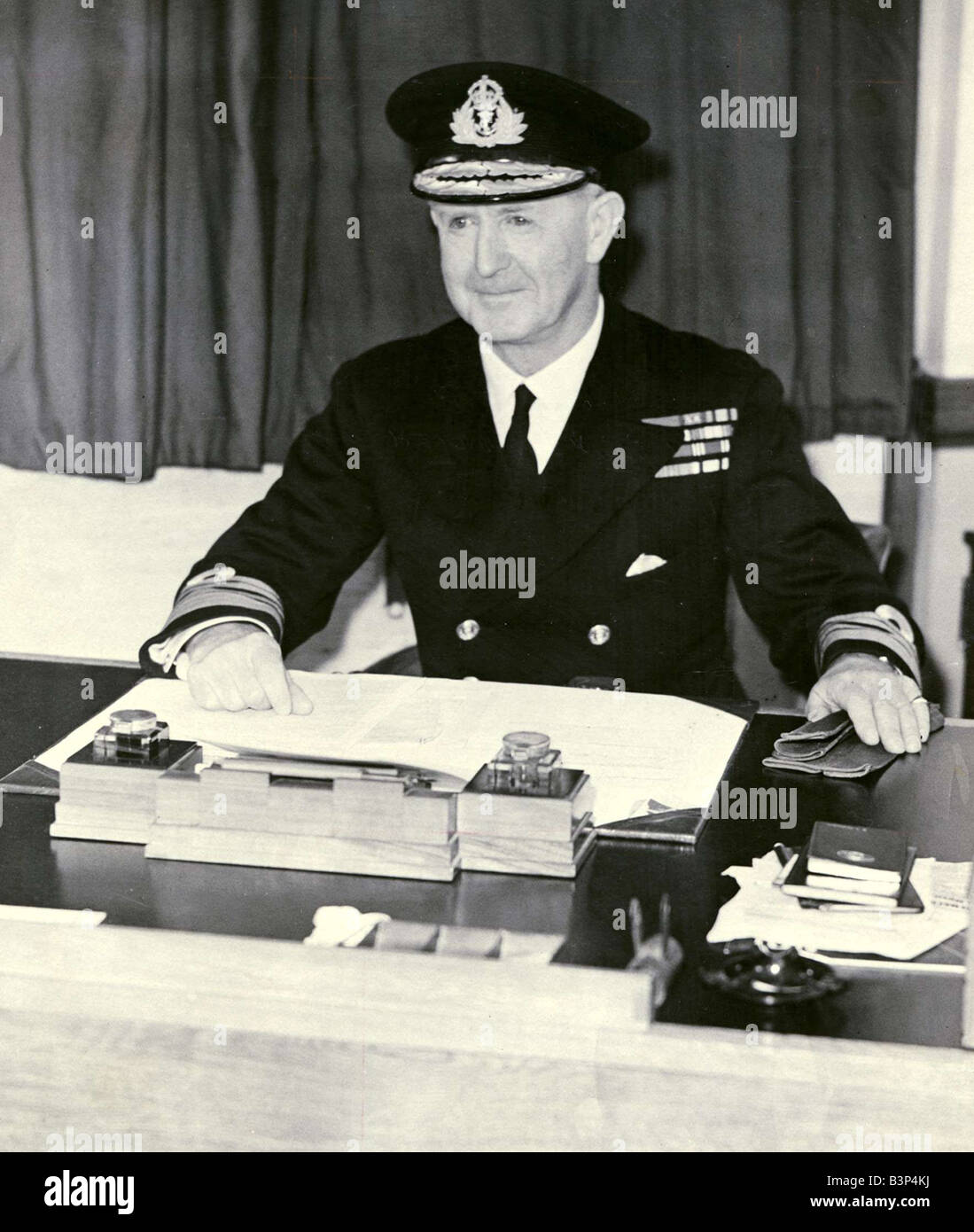 Admiral of the fleet Lord Cunningham WW2 Admiral Stock Photo - Alamy