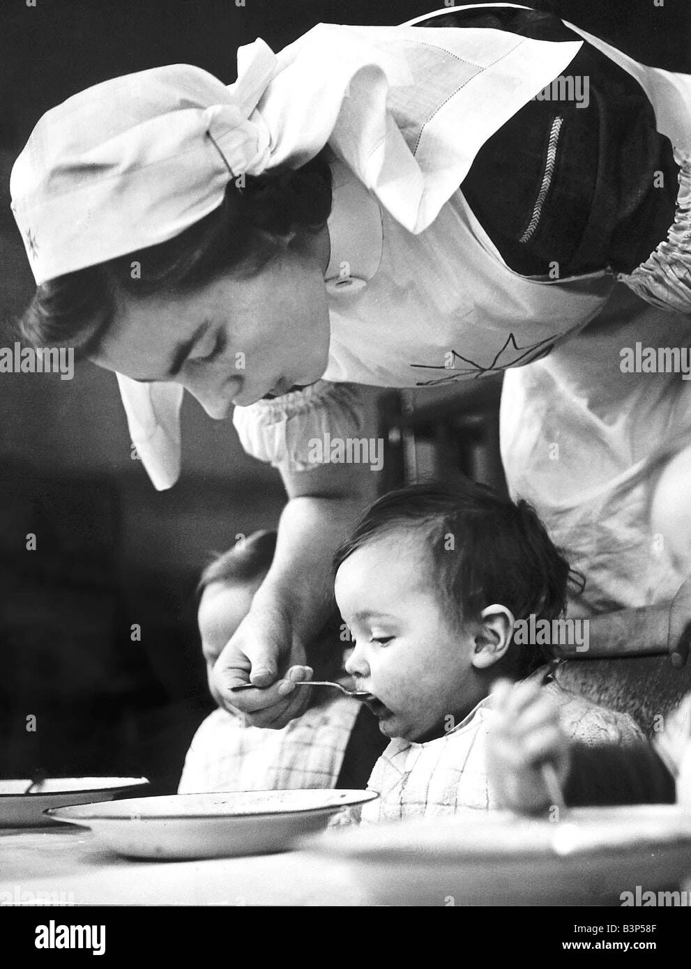 A St Johns nurse at work at the Villa Day Nursery opened for the ...