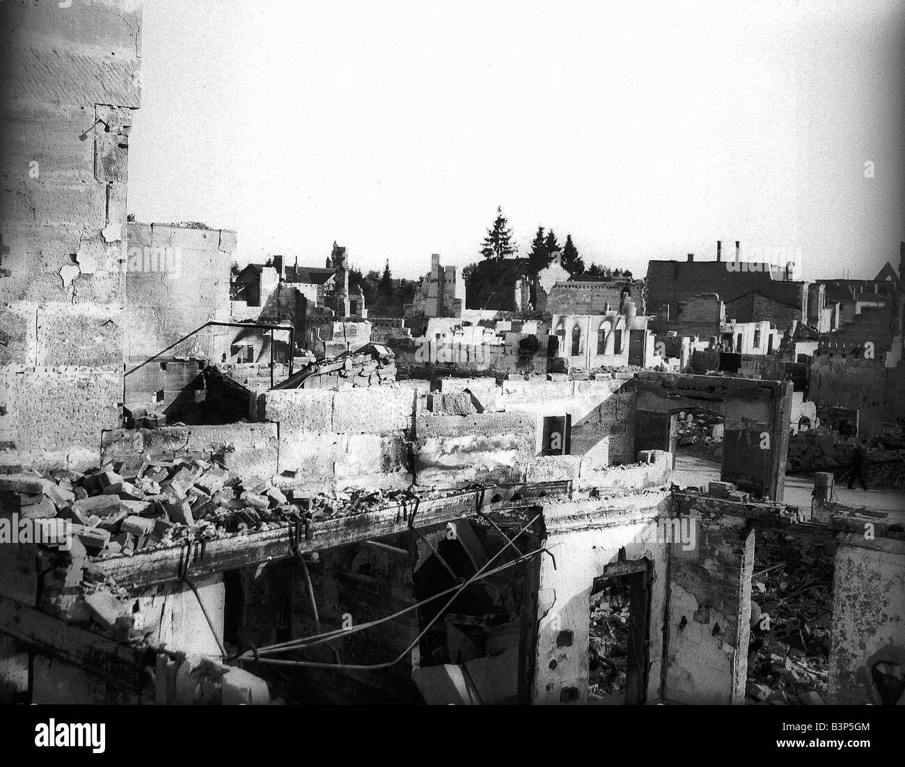 War damage ww2 france hi-res stock photography and images - Alamy
