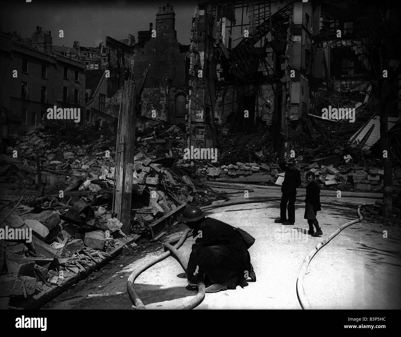 WW2 Bomb Damage in Bath Stock Photo - Alamy