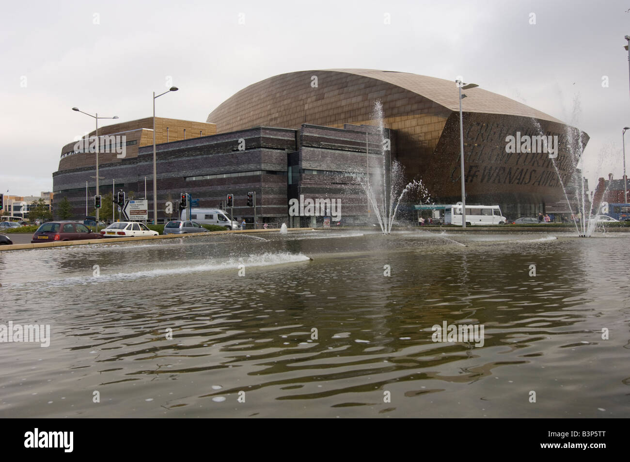 The iconic welsh building - Wales Millennium Centre Cardiff Bay Wales ...