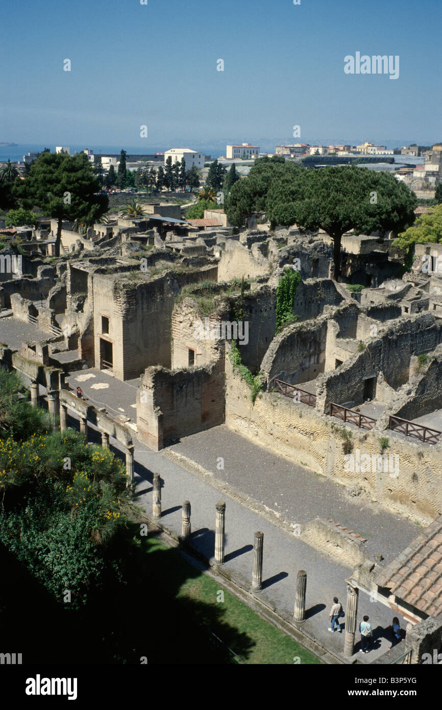 Herculaneum Campania Italy Archaeological ruins of the ancient Roman ...