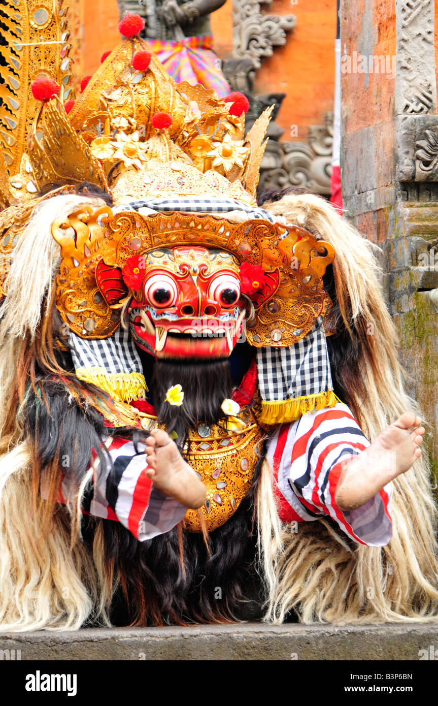 barong dancer, barong dance , batubulan , island of bali , indonesia ...
